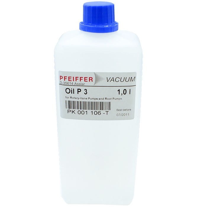 Pfeiffer P3 vacuum rotary pump oil, 1 lt.